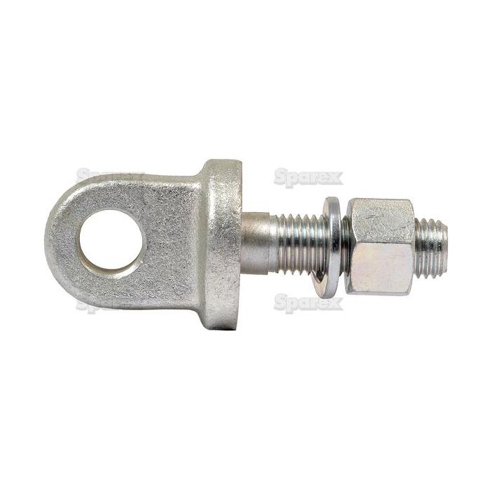 Oogbout met moer en ring, Oog Ø: 20mm.