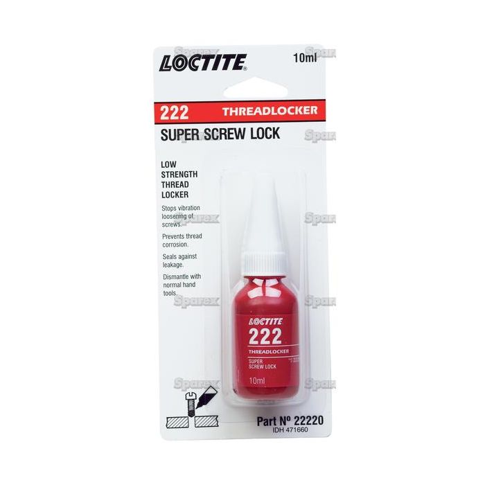 LOCTITE 222 BORGMIDDEL 10ML | Mister Agri