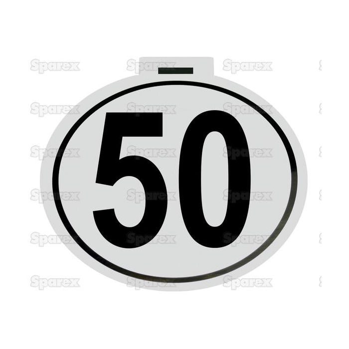 Kilometer Sticker 50 Km/h