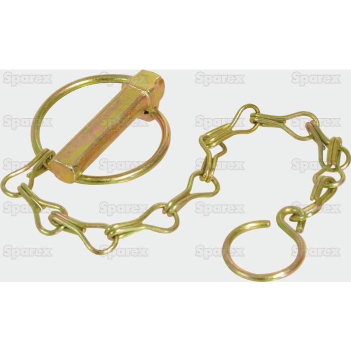 Rond Borgveer met Ketting en Haak, Pen Ø11mm