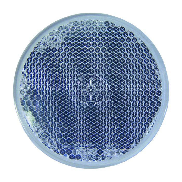 REFLECTOR ROND WIT DIAMETRE 60 ZELFKLEVEND