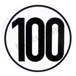 Sticker - 100 km/u