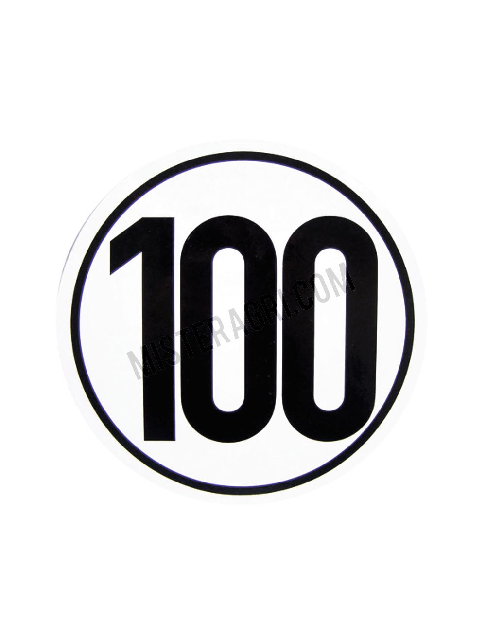 Sticker - 100 km/u
