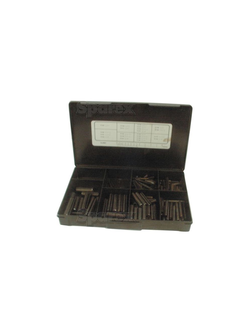 Plasticdoos Spanstiften - Assortment, 172stuks (Din: 1481) Handipak.