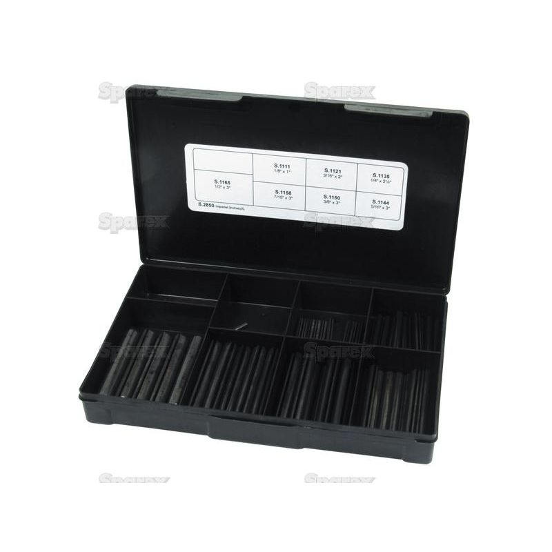 Plasticdoos Spanstiften - Assortment, 70stuks (Din: 1481) Handipak.