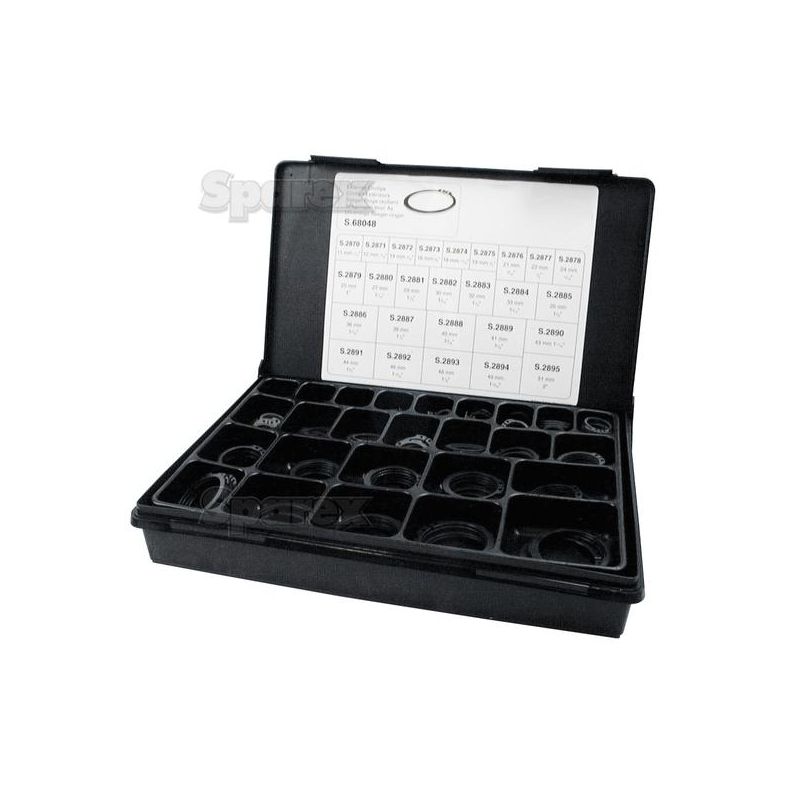 Doos Seegerringen, 330stuks Compak. (Din 471)